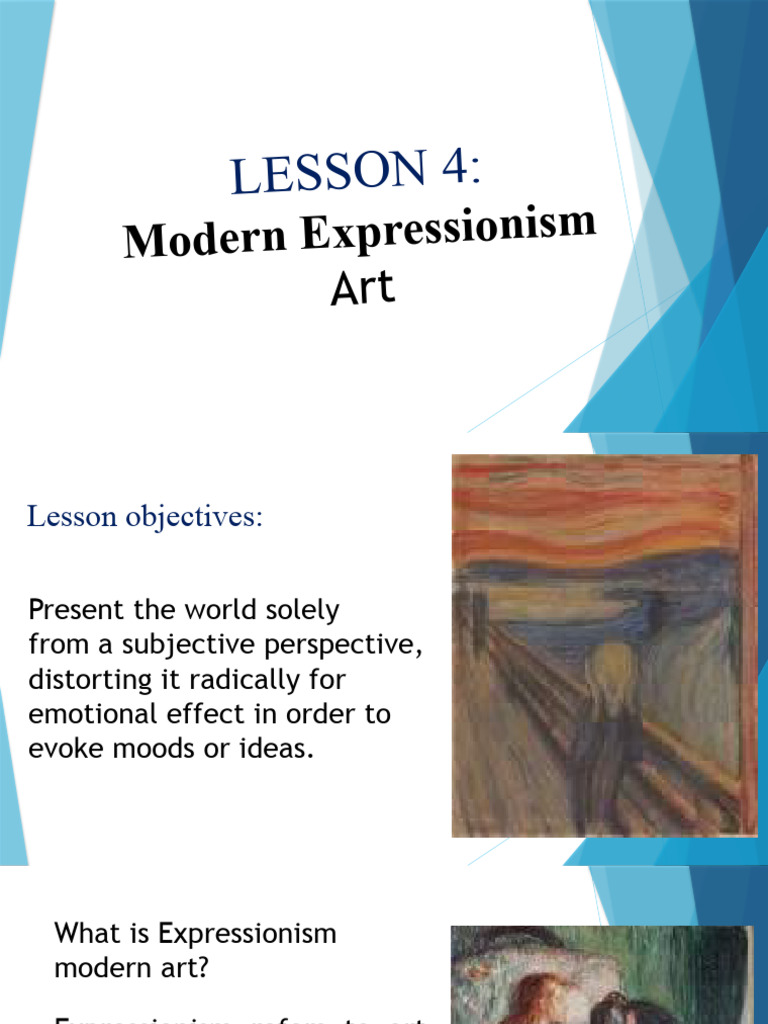 Lesson 4 Modern Expressionism | PDF