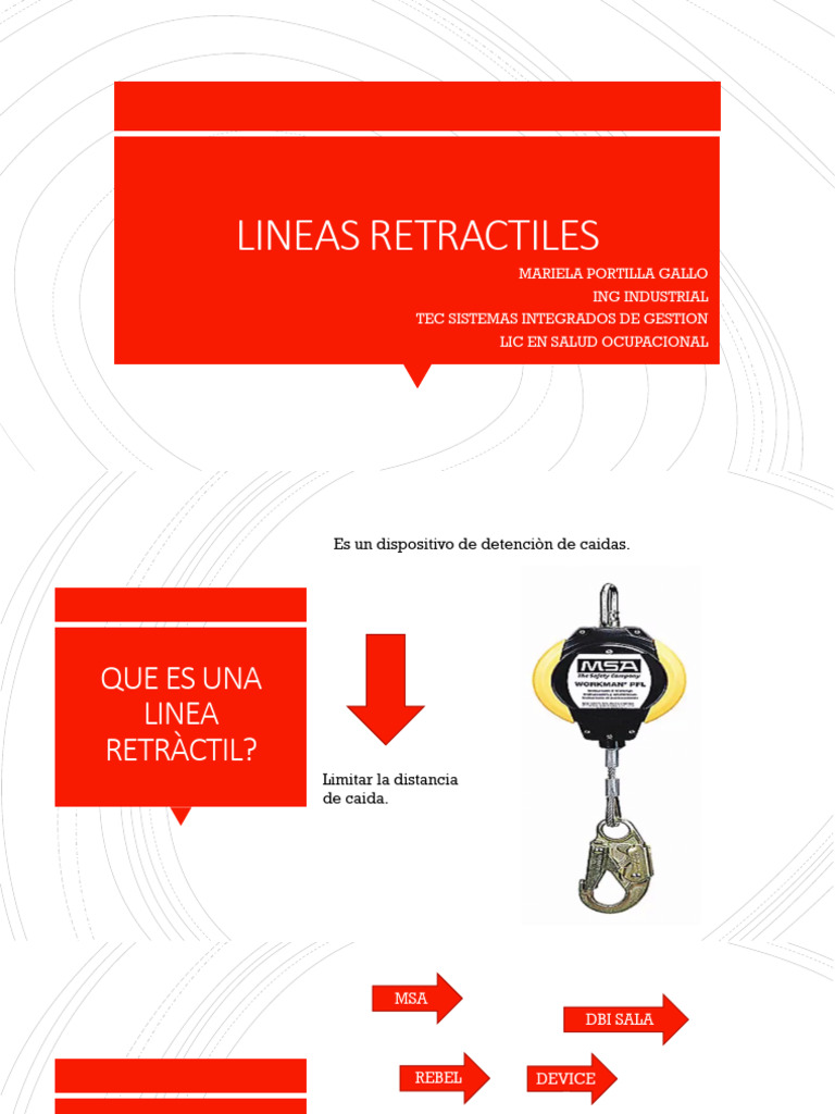 Lineas retràctiles | PDF