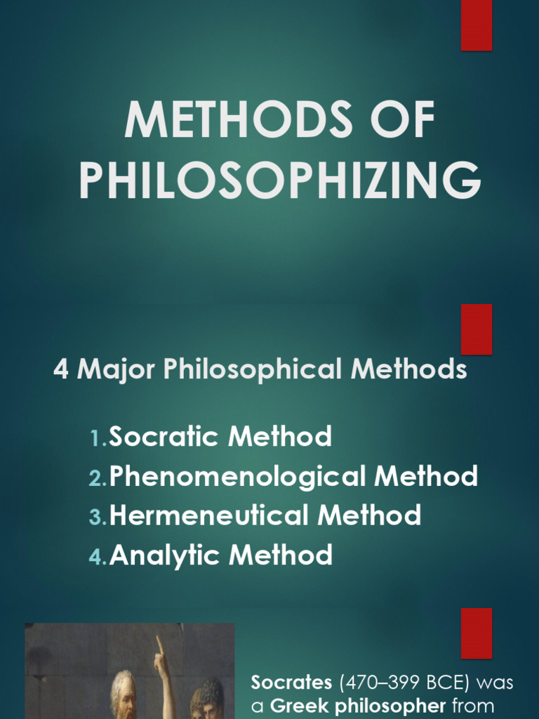 Week2 Methods of Philosophizing | PDF | Phenomenology (Philosophy ...