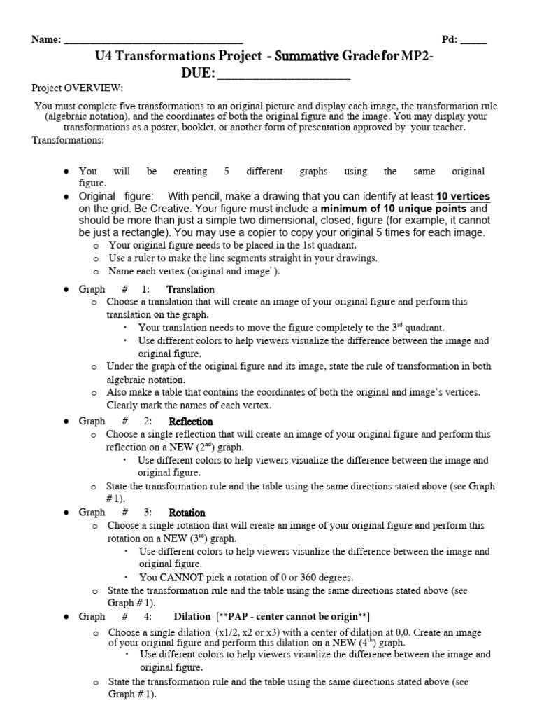Project 2nd Marking Period | PDF | Mathematical Concepts | Euclidean ...