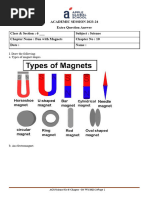Exploring Magnets: Class 6 Notes | PDF | Magnet | Magnetism