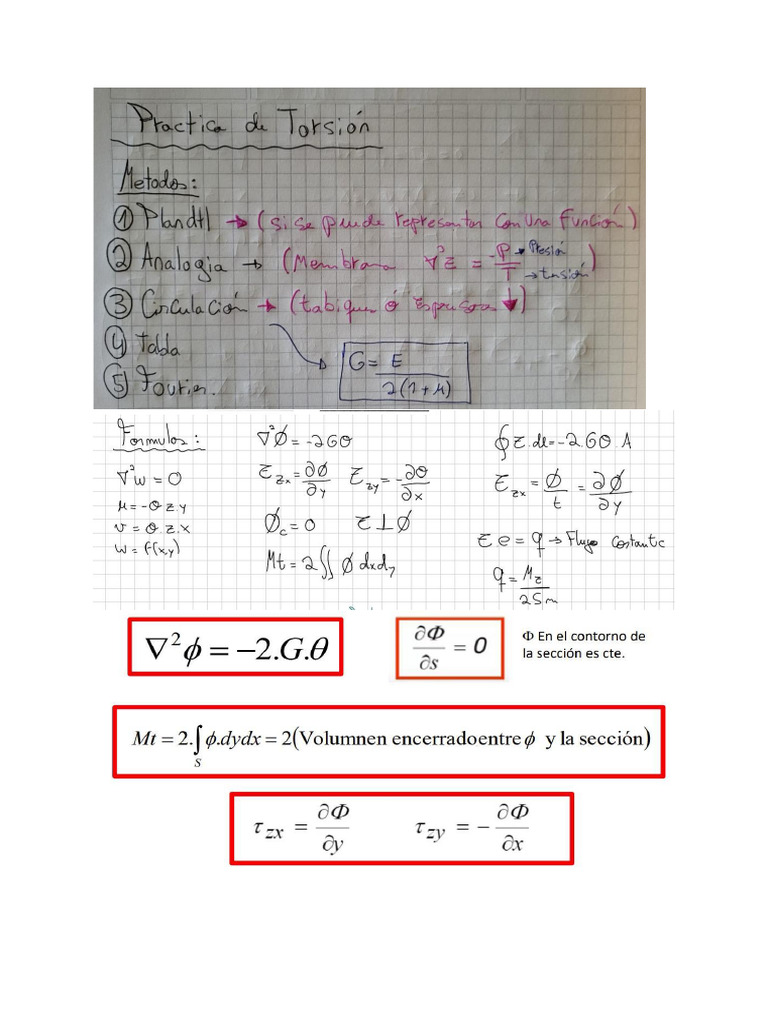 formulas torsion | PDF