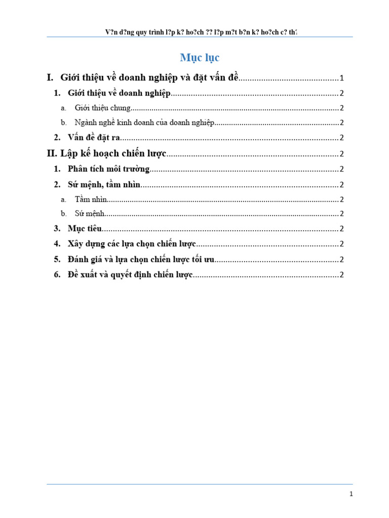 Nhom 2 - Lap Ke Hoach | PDF