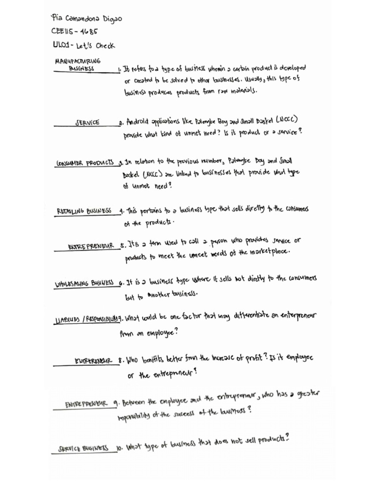 Digao, Pia C. CEE115 ULO1-Lets Check | PDF