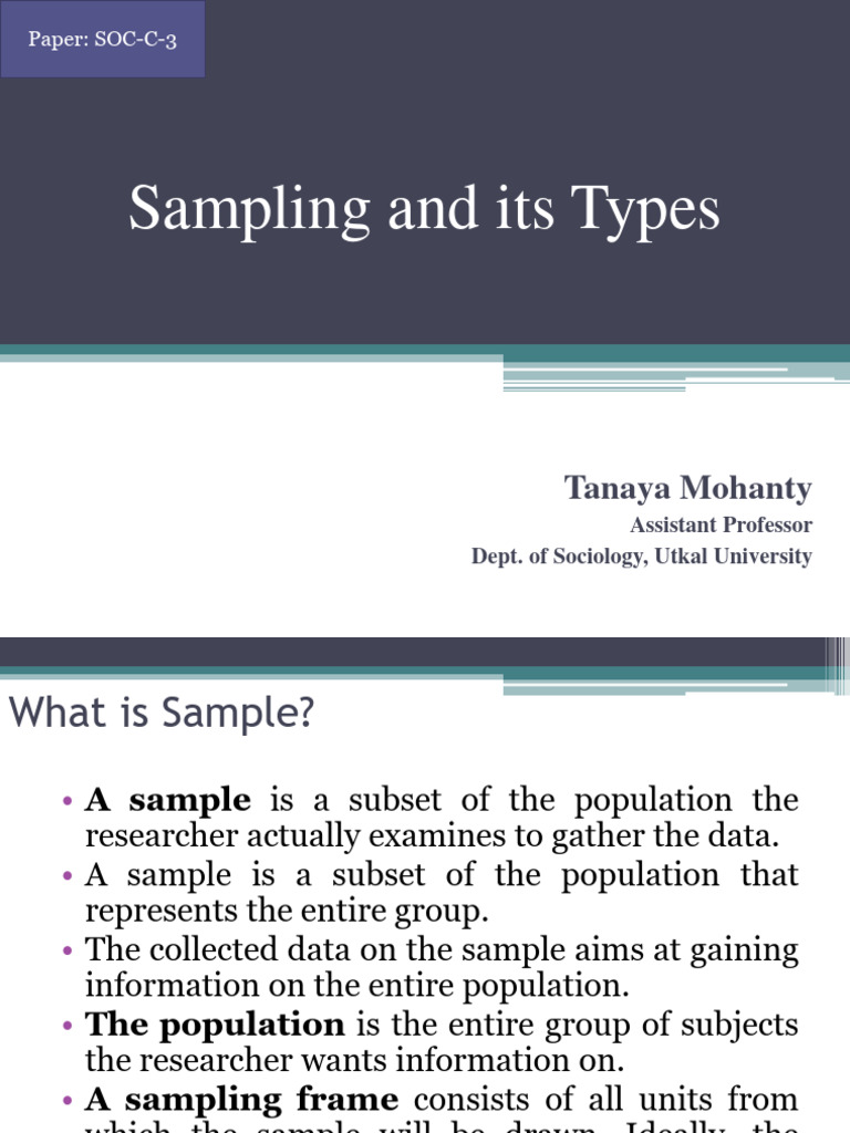 Sampling (Method) | PDF | Sampling (Statistics) | Probability