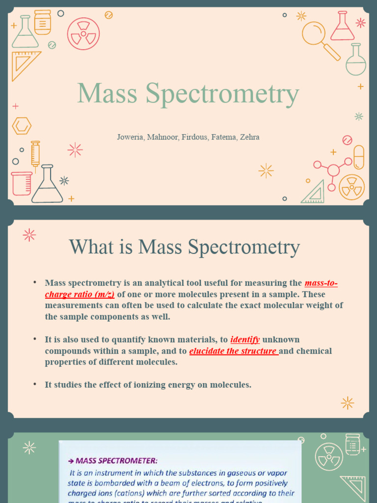 Chem - Mass Spectra | PDF | Mass Spectrometry | Chemistry