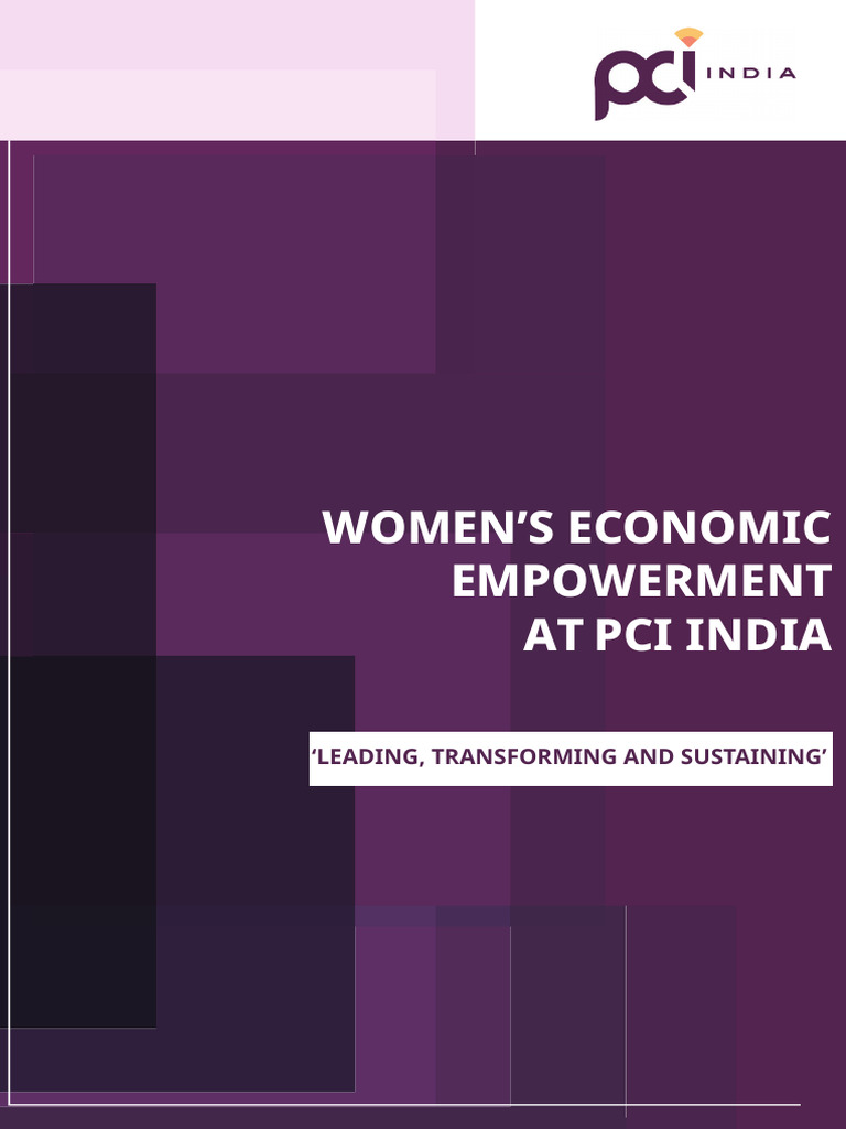 Brochure on Women's Economic Empowernment | PDF | Climate Resilience ...