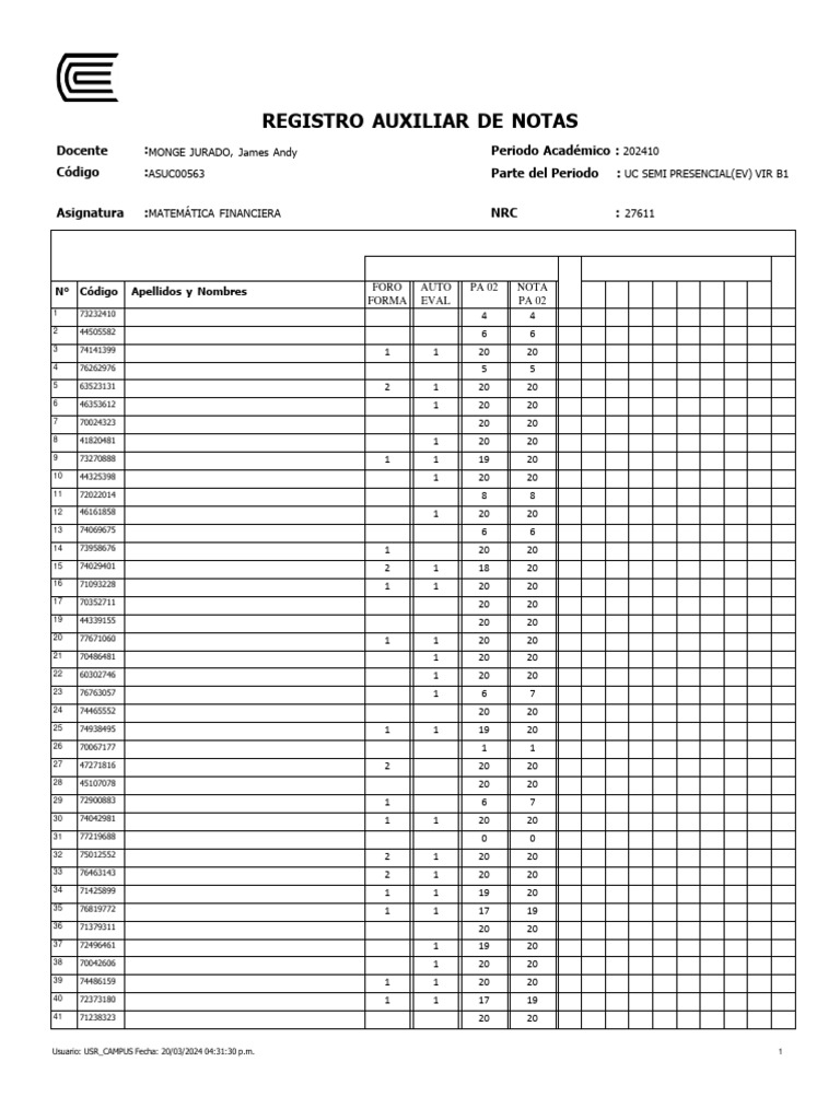 Nota Final Pa 02 | PDF
