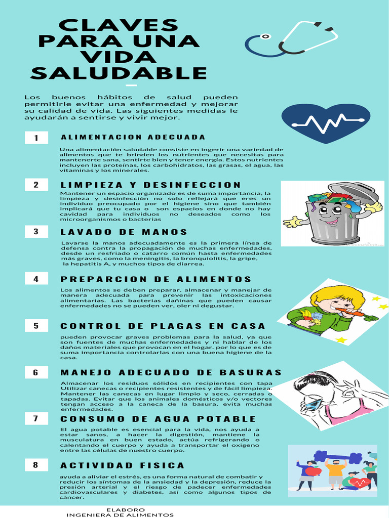 Claves para Una Vida Saludable | PDF | Alimentos | Resfriado comun
