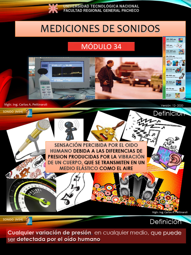 M-34 Mediciones de Nivel Sonoro Guia PDF 2022 | PDF | Sonido | Acústica