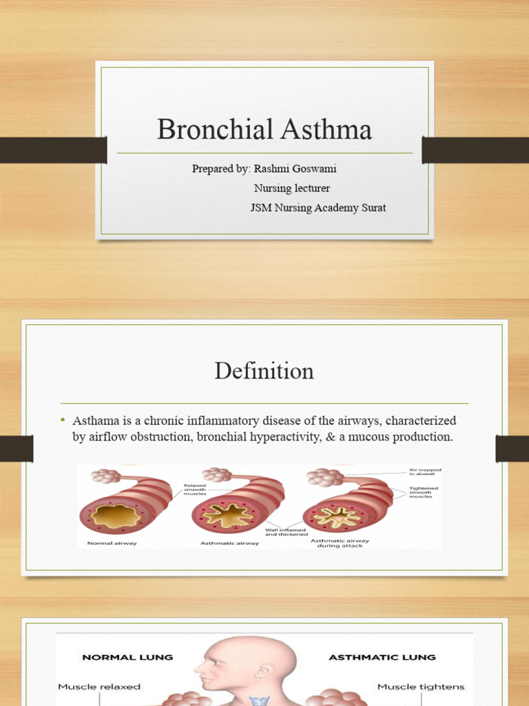 Bronchial Asthma | PDF | Asthma | Cough