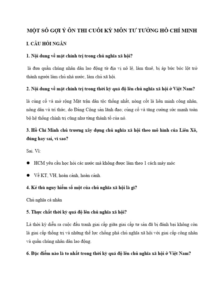 Tư Tư NG H Chí Minh | PDF