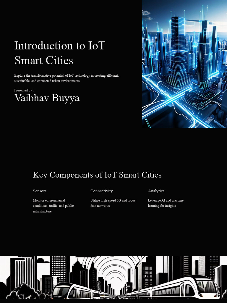 Introduction To IoT Smart Cities | PDF | Internet Of Things | Computing