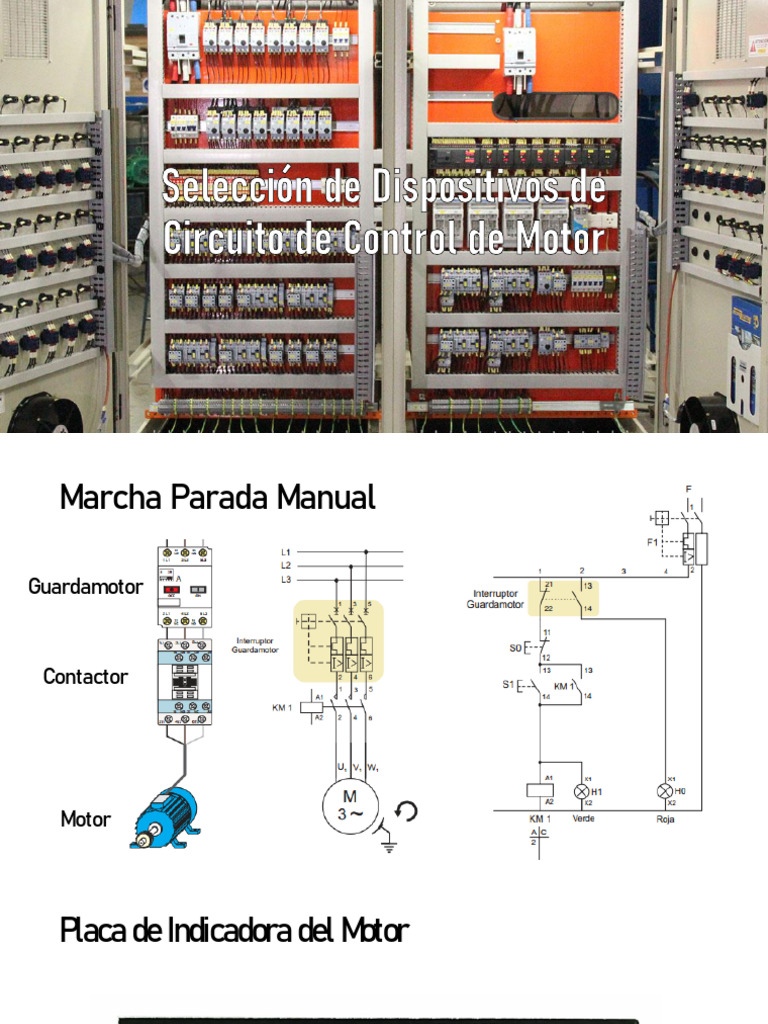 Circuito de Control de Motor Ejercicio | PDF | Energia electrica | Motor eléctrico