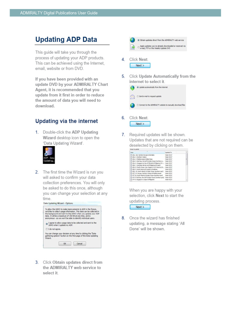 ADP Data Updating Procedures | Download Free PDF | Personal Computers | Computer File