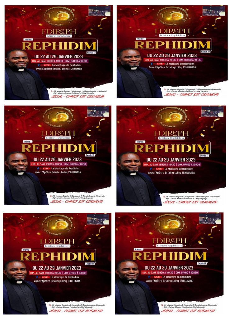 Affiche Edireph PDF | PDF