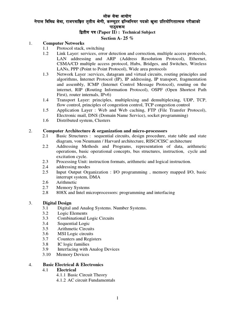 PSC Exam Guide for Computer Science | PDF | Electronic Circuits | Amplifier