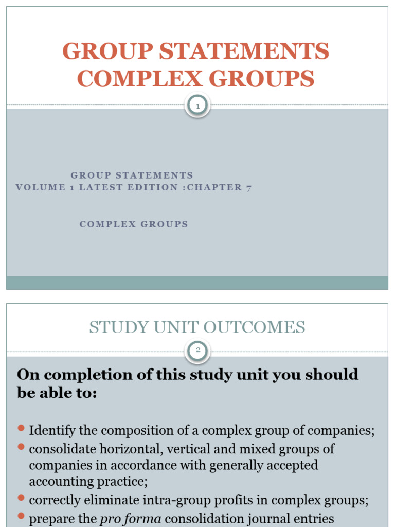 Complex Group Statements 2022 | PDF | Dividend | Expense