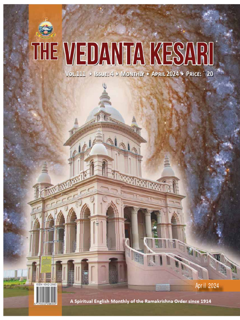 The Vedanta Kesari - April 2024 | PDF | Swami Vivekananda | Sarada Devi