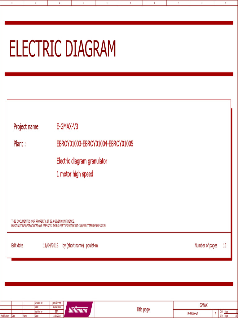 Electric Diagram: E-GMAX-V3 EBROY01003-EBROY01004-EBROY01005 Electric ...