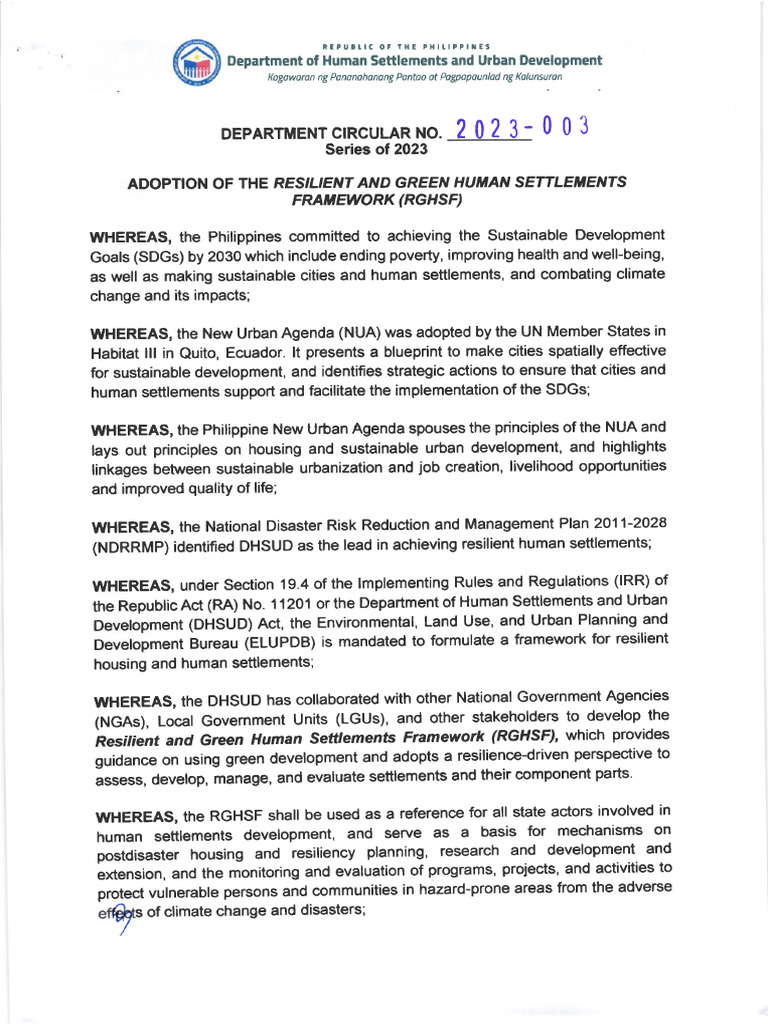 Department Circular No. 2023-003 | PDF