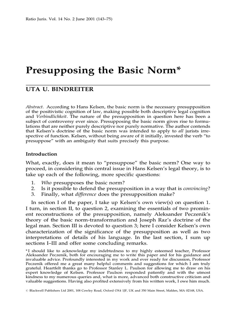 Basic Norm | PDF | Jurisprudence