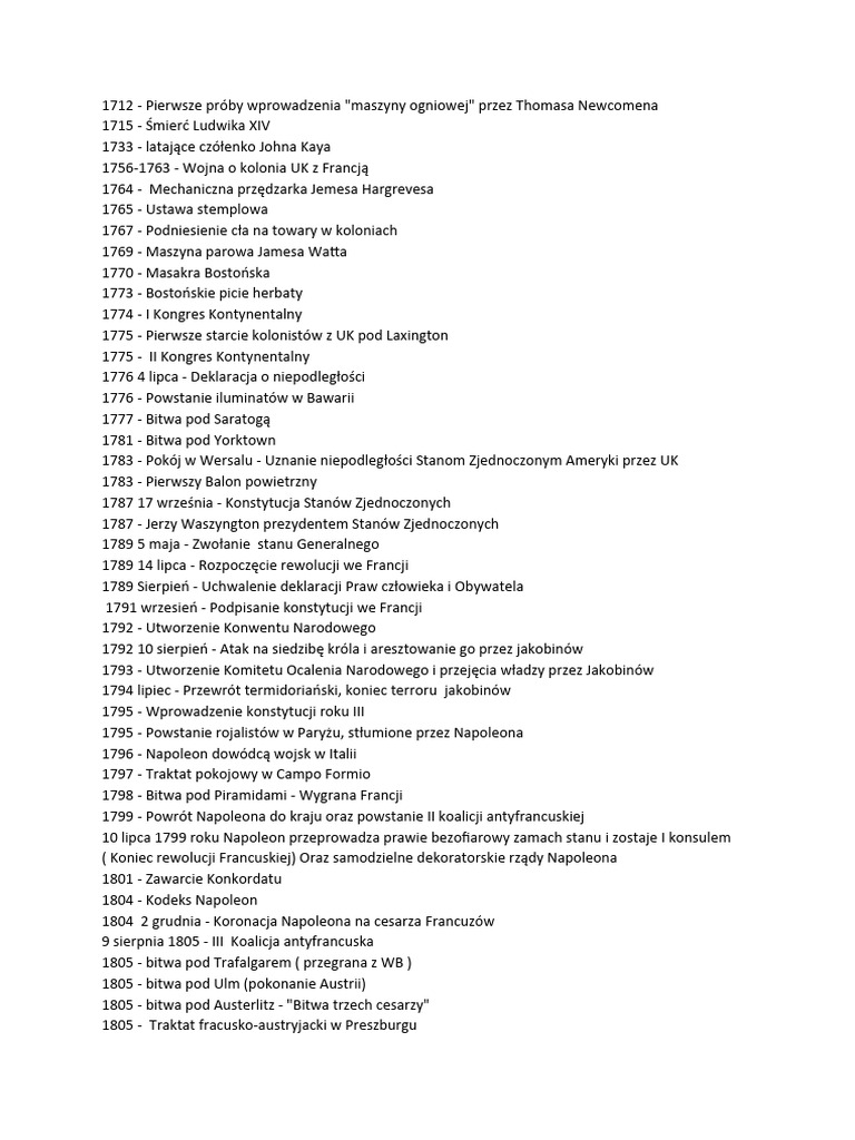 Daty - Historia | PDF