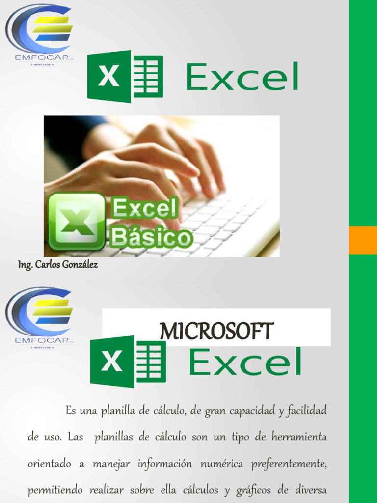 TEORICO EXCEL BASICO | PDF | Hoja de cálculo | Microsoft Excel