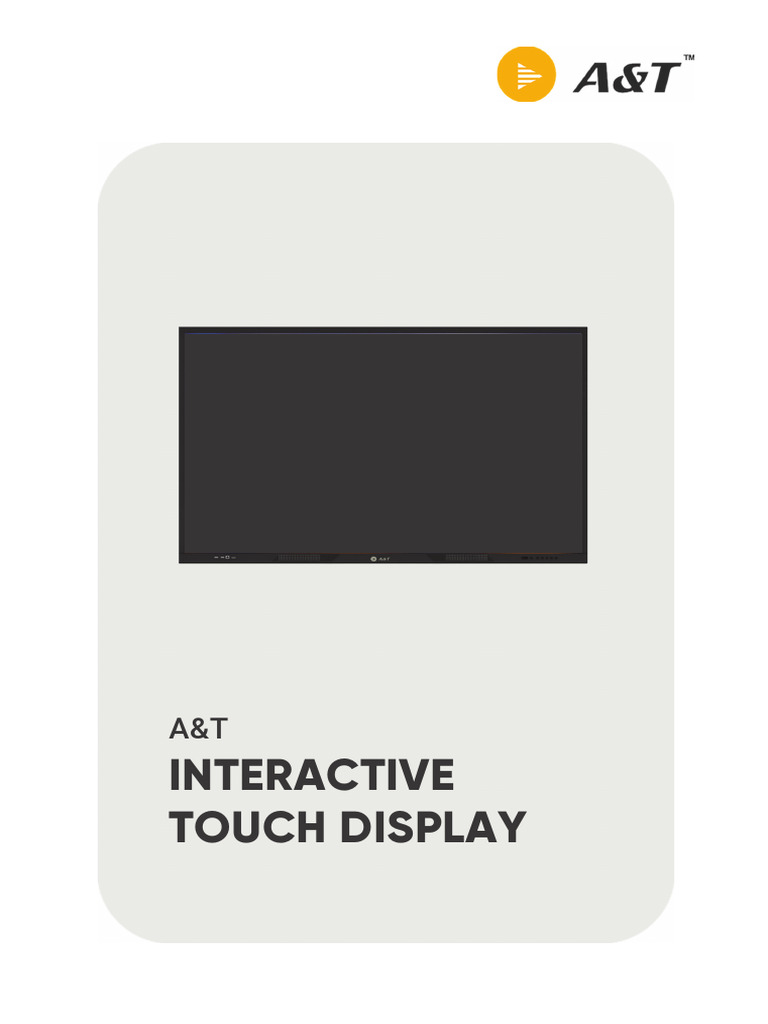 Javiya Interactive Touch Display Specs | PDF | Information And ...