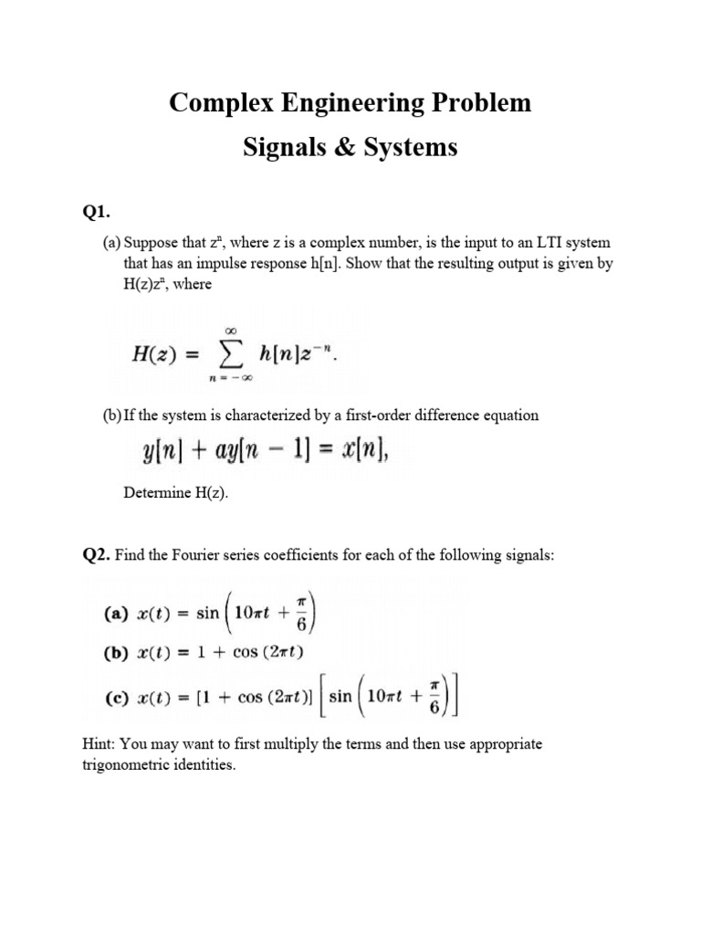 Complex Engineering Problem - Copy | PDF