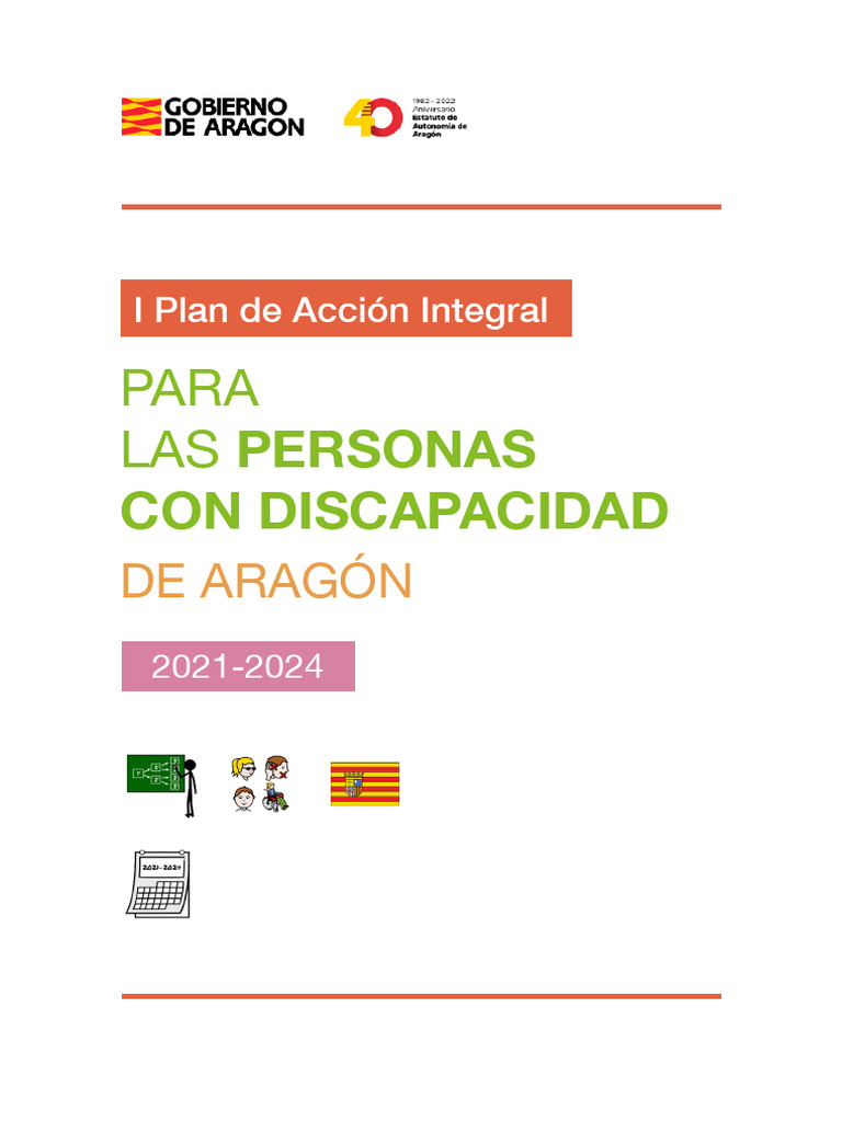 Plan de Acción Integral Para Personas Con Discapacidad 2021-2024 | PDF | Invalidez | Accesibilidad
