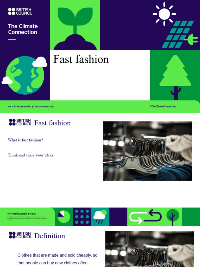 Online_class_presentation_fast_fashion | PDF | Recycling | Clothing