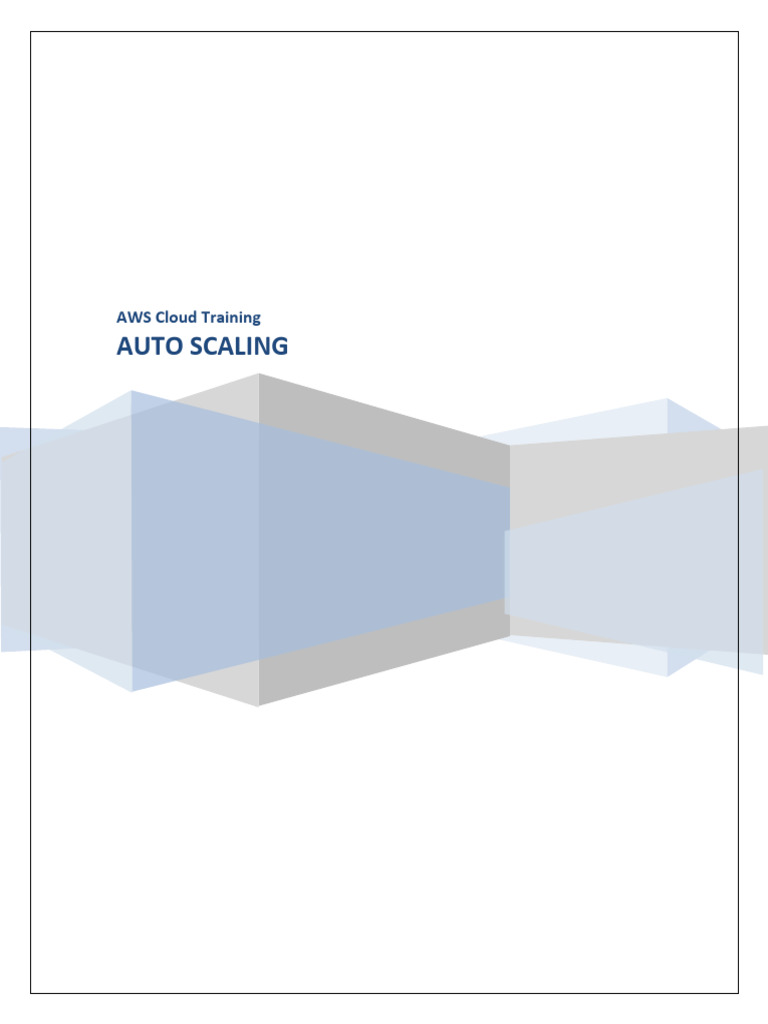 Auto Scaling | PDF | Information Technology Management | Computer Architecture