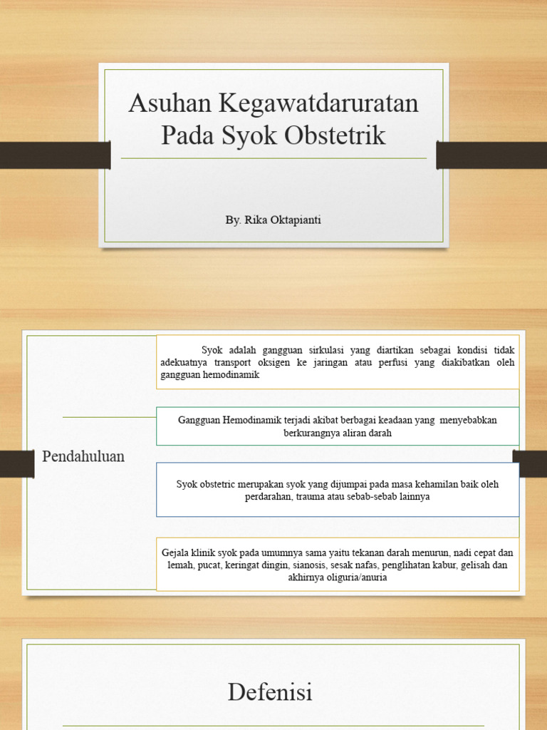 Penanganan Syok Obstetrik pada Ibu Hamil | PDF | Sains & Matematika ...