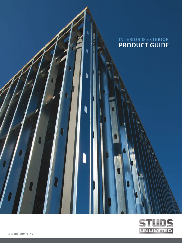 Product Guide 2012 - Interior and Exterior Metal Framing - Studs ...
