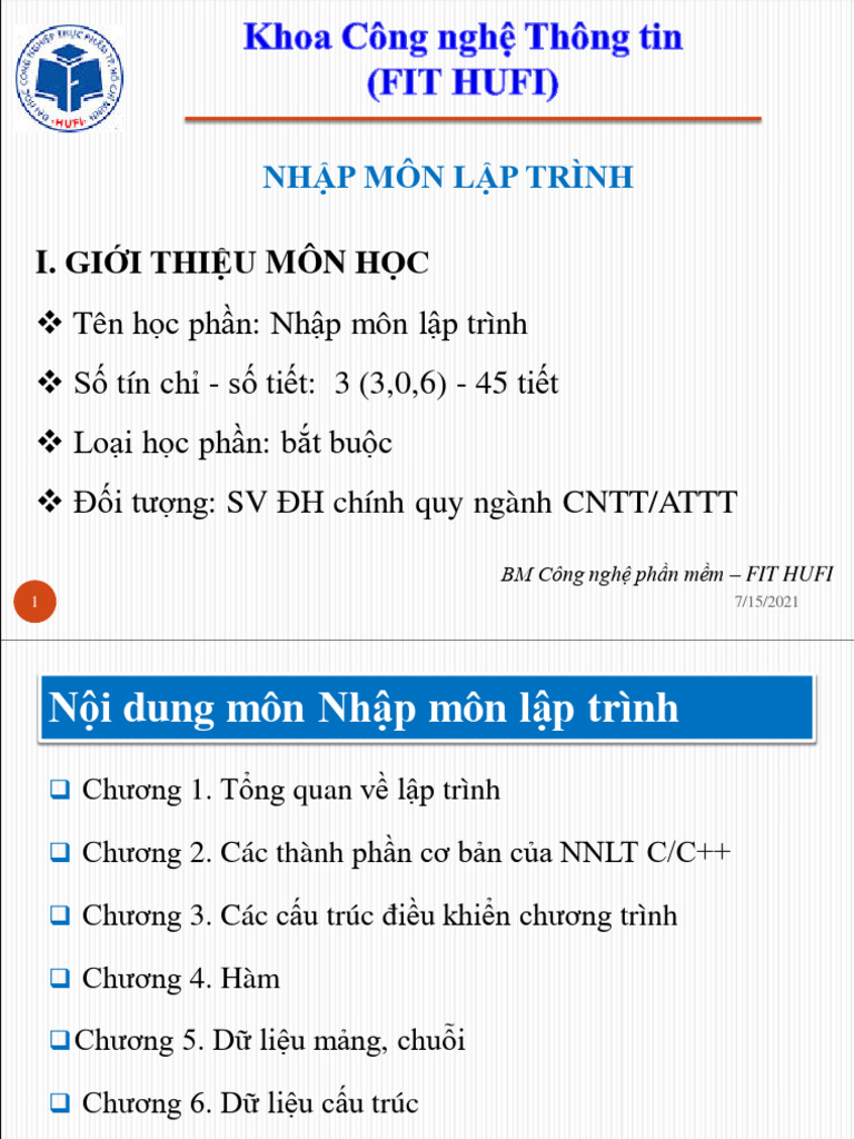 Slide NMLT - Danh Cho SV | PDF