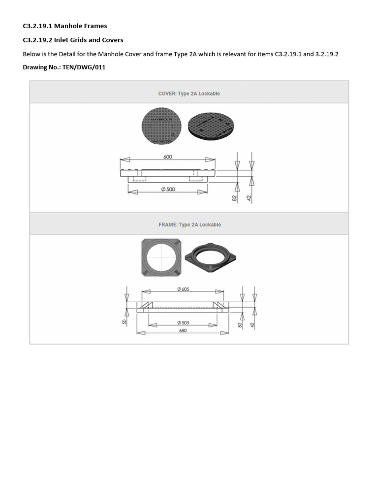 Standard Details 1 | PDF
