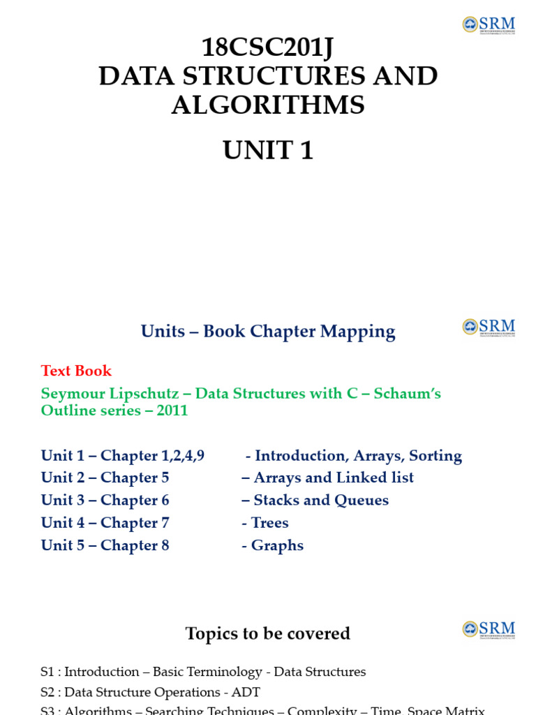 Unit 1 | PDF | Time Complexity | Data Type