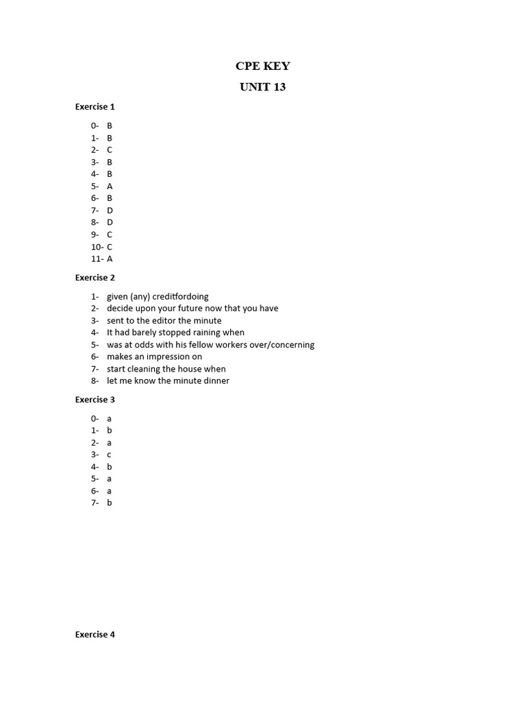 CPE Practice Exercises | PDF