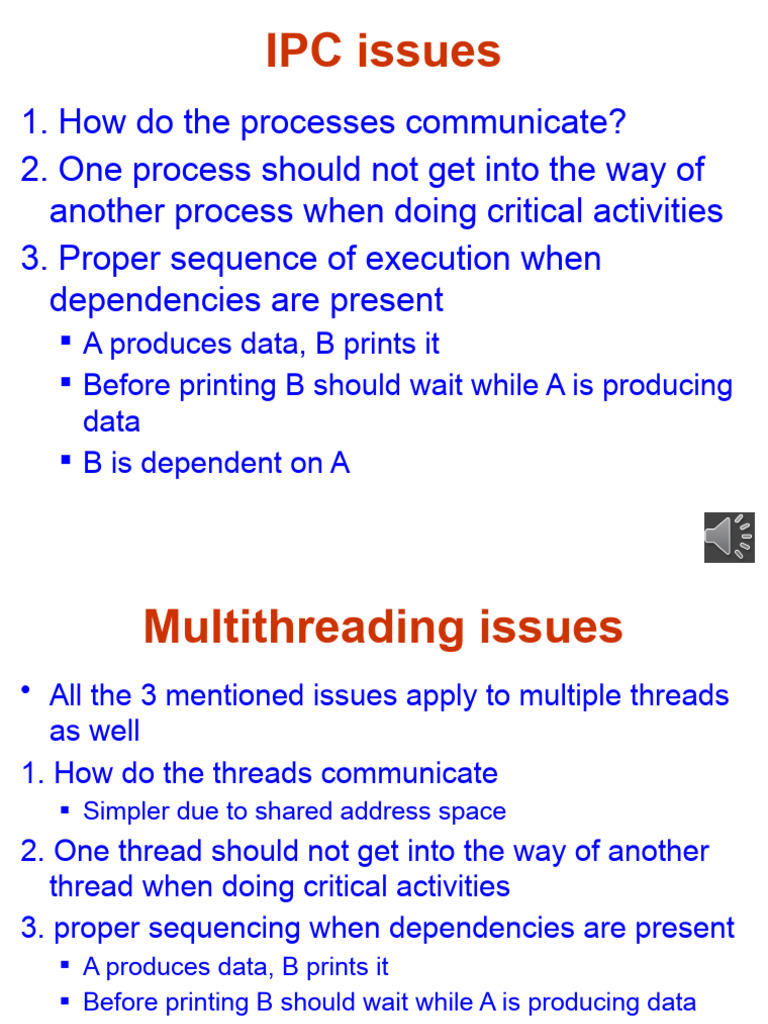 Lec18-Synchronization Issues-Online | PDF | Thread (Computing) | Process (Computing)