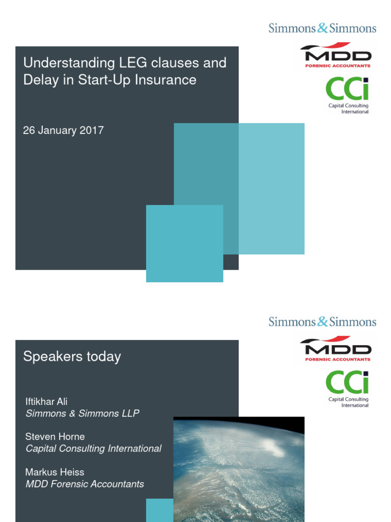 Understanding LEG Clauses and Delay in Start Up Slides 354180331 | PDF ...