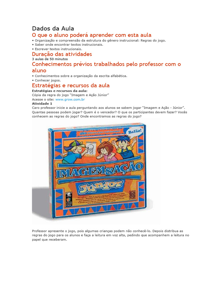 Regras de Jogo | PDF | Carreira e Crescimento | Esportes e Recreação