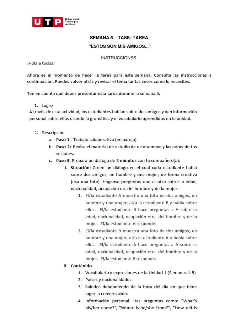 Semana+5+ +docu DKSFML | PDF | Gramática | Lingüística