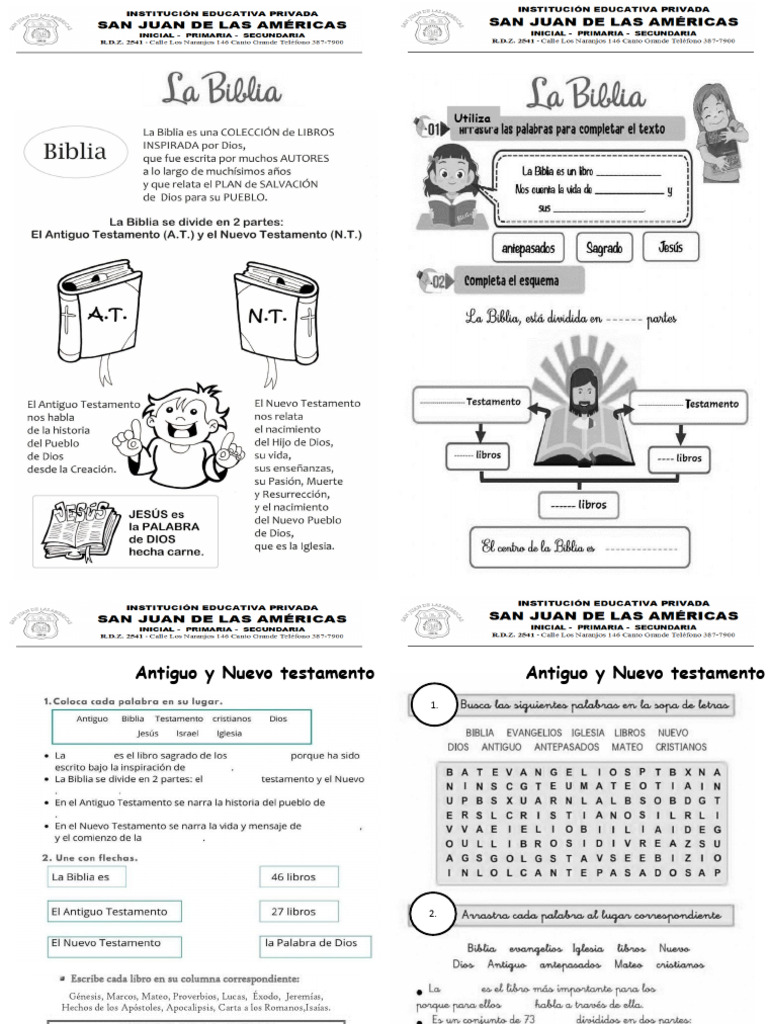 FICHAS 5TO GRADO RELIGION | PDF