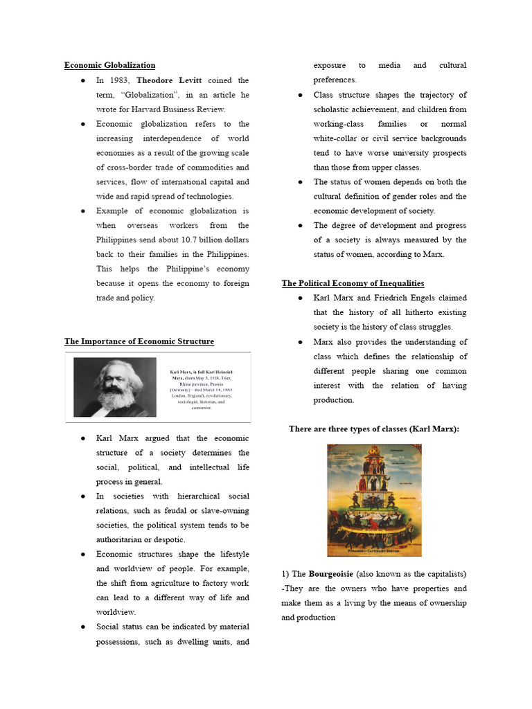 UCSP | PDF | Social Stratification | Globalization