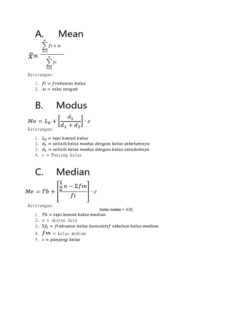 Pemudah Hidup MTK (Statistika) | PDF | Teaching Methods & Materials