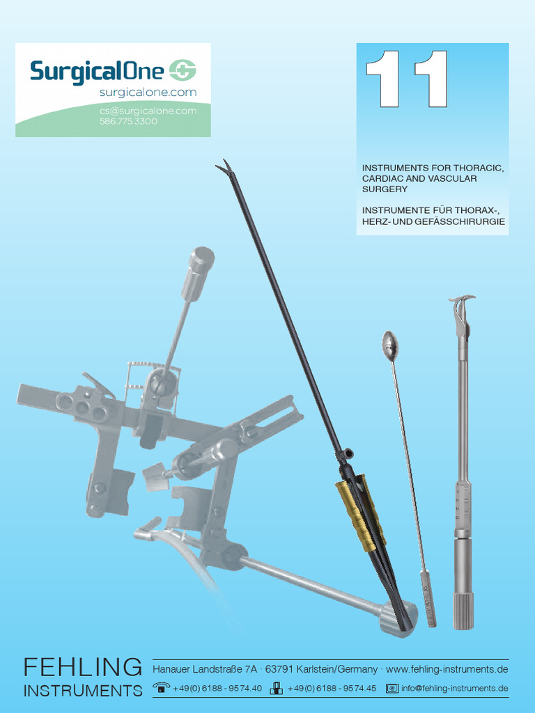 Fehling SurgicalOne Cardiovascular Instruments Catalog | PDF