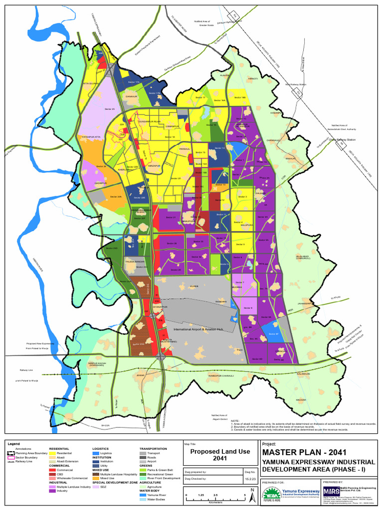 YEIDA Master Plan 2041 Overview | PDF