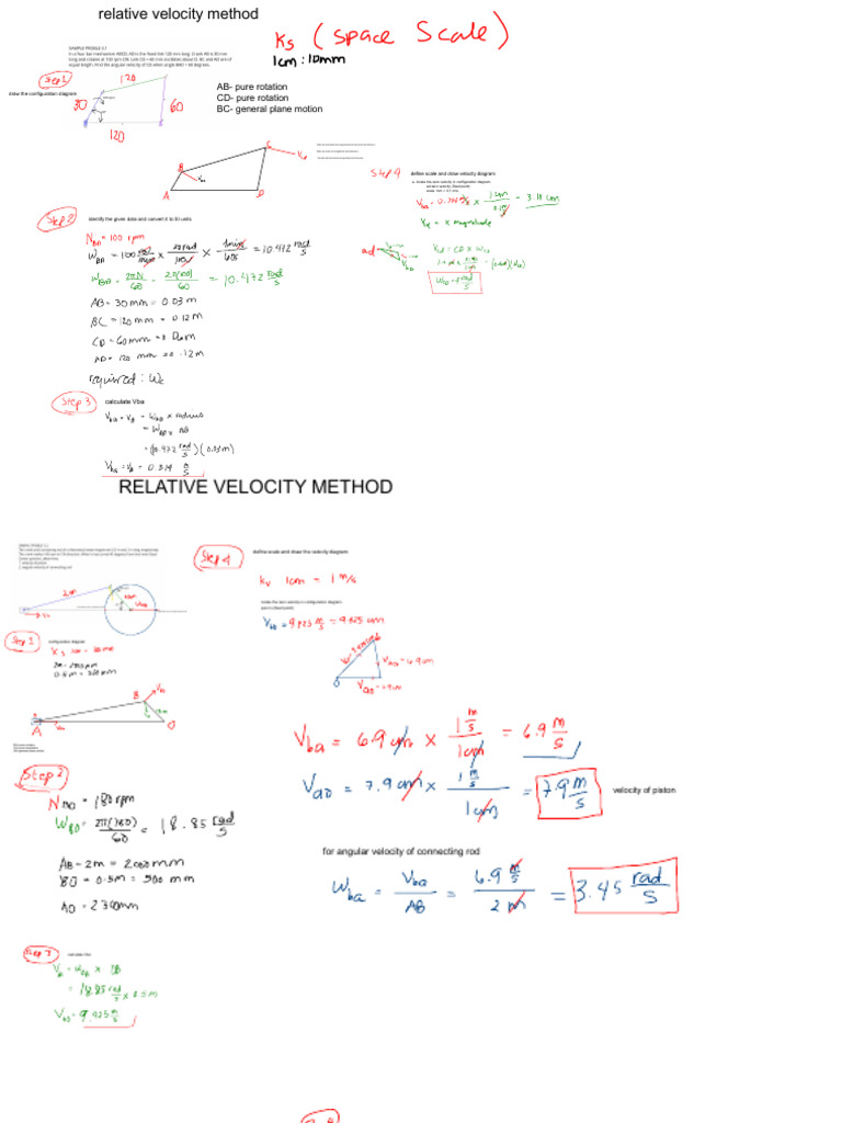 Lesson 4 Sample Prob | PDF | Velocity | Rotation
