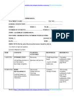 SBC Lesson Plan Format | PDF | Art | Computers